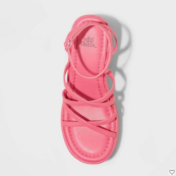 wild fable | Shoes | Womens Liza Platform Wedge Heels Pink Wild Fable ...
